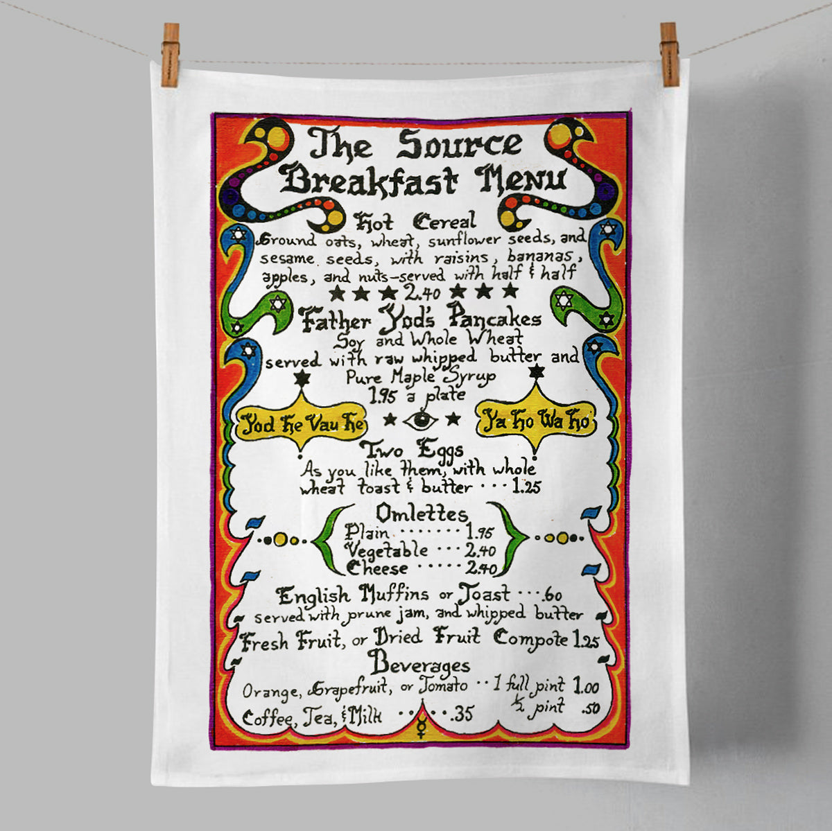 The Source Family Tea Towel | Sacred Bones Records