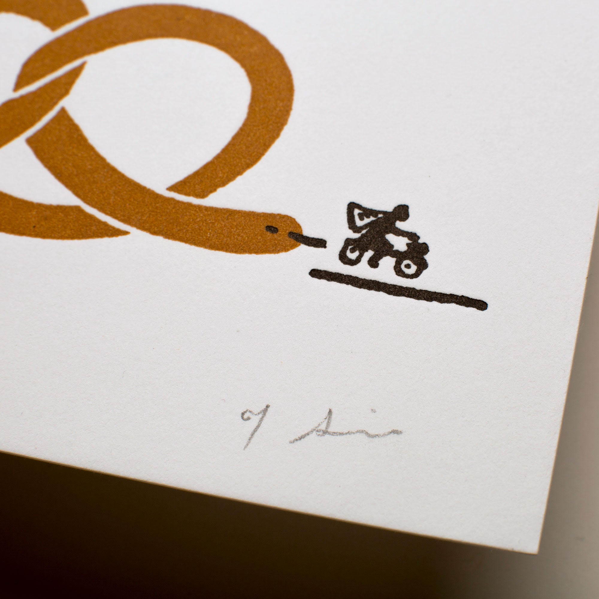 Tamara Shopsin Pretzel Print | Sacred Bones Records